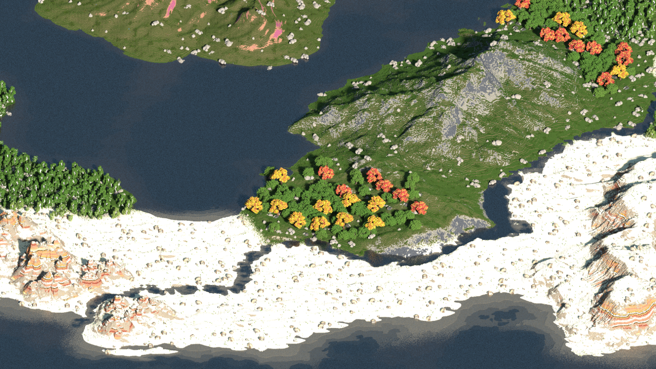 Aglon ,5000x5000 multibiome map Minecraft Map