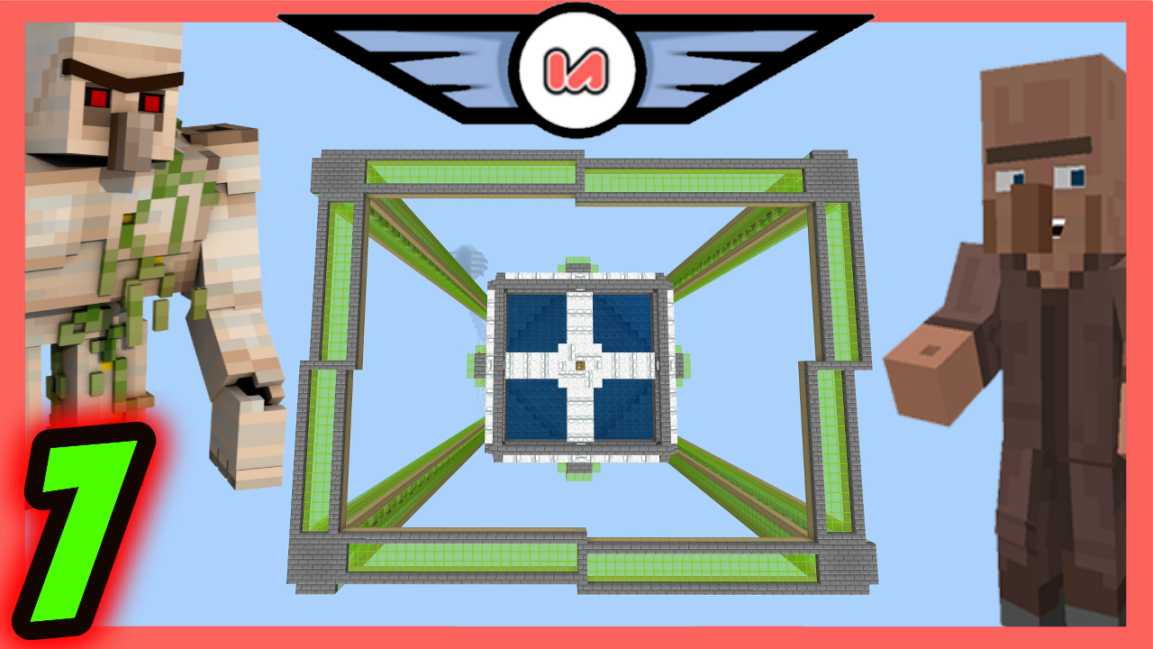 "Iron Farm Cactus Towers" [7] Minecraft Bedrock Infiniverse Air ...