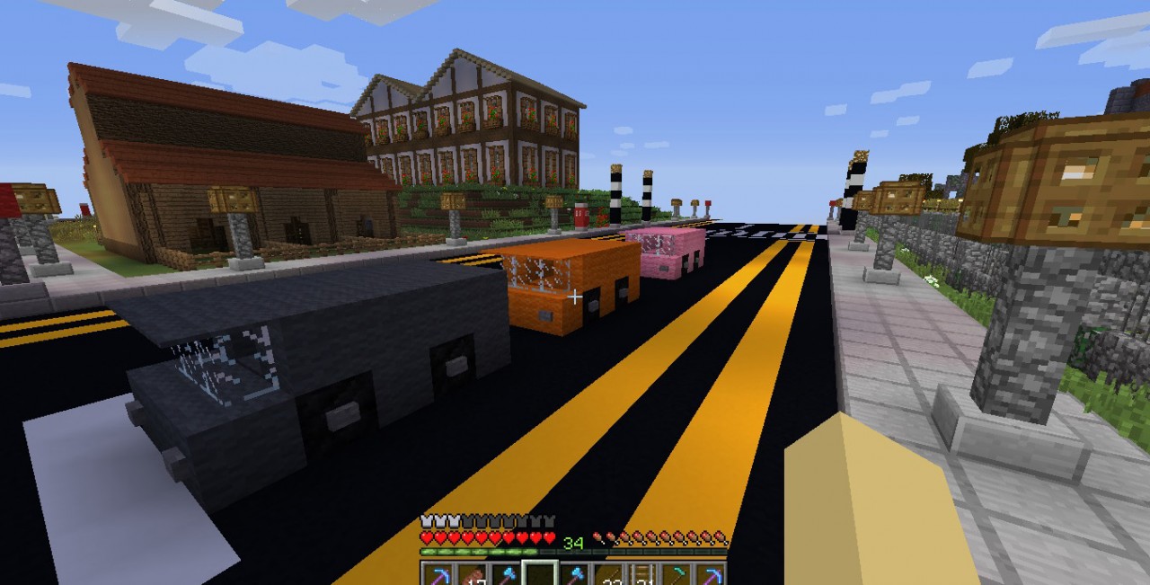 UK based roads Minecraft Map