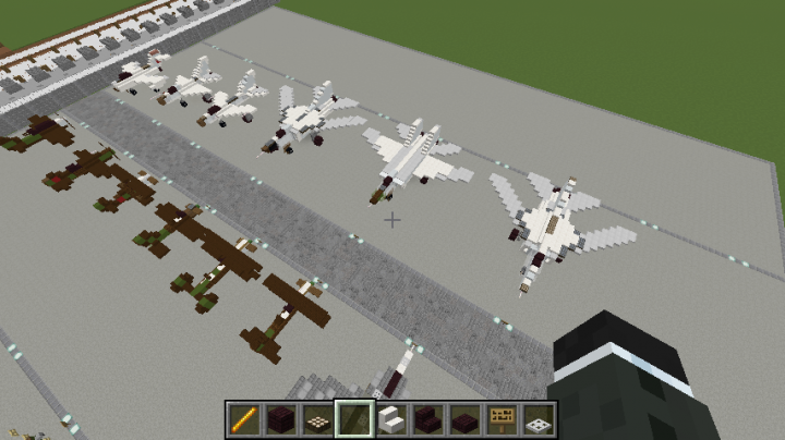 Evolution of MiG Fighter Jets Minecraft Map