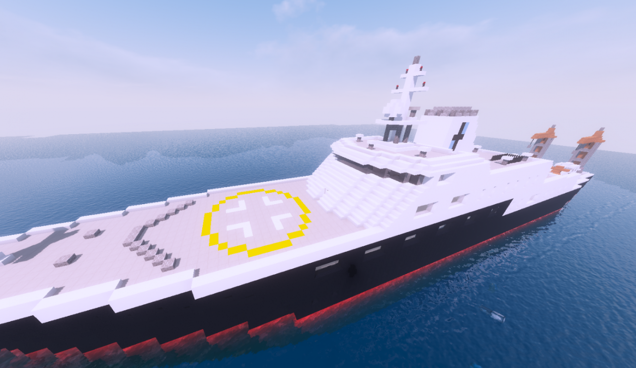 Research Ship w/ Survival Base Minecraft Map
