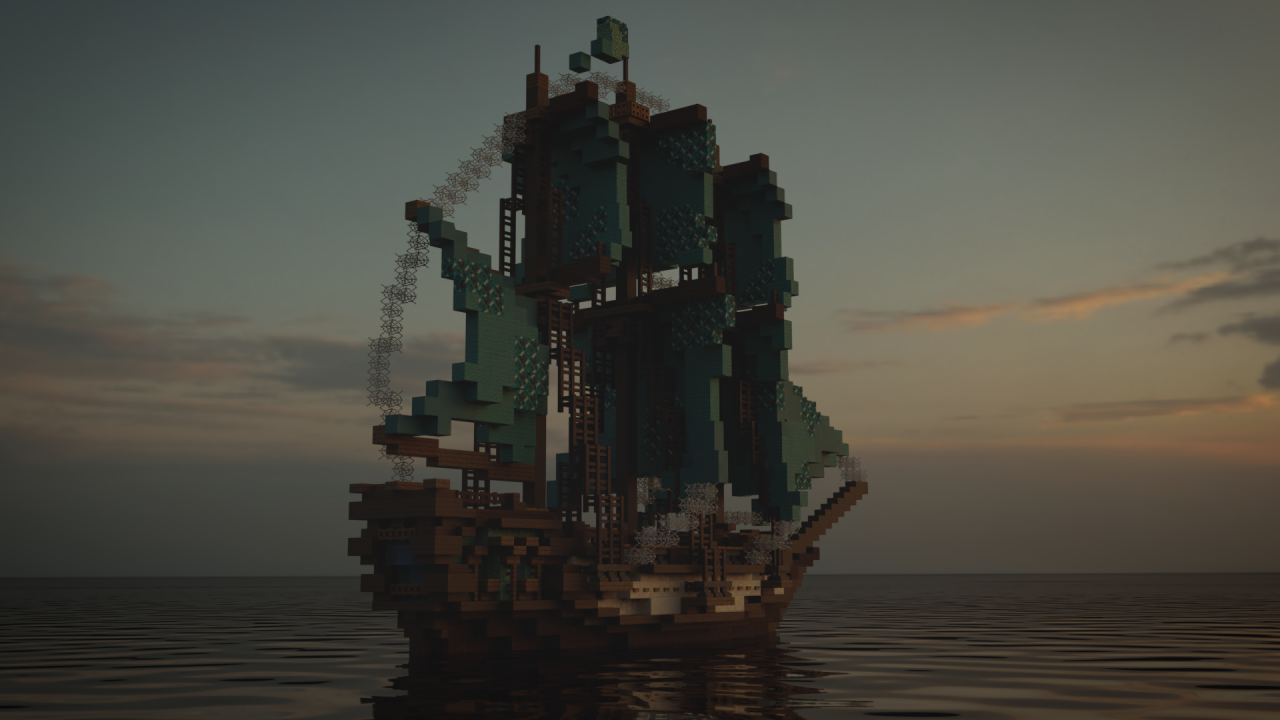 | Sapphire Sailship | 1.12+ | For GeminiTay 50k build | Minecraft Map