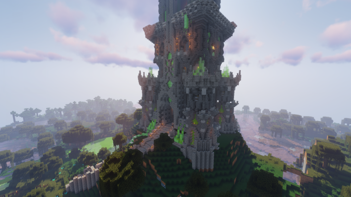 Swamp Biome Slime Tower Minecraft Map