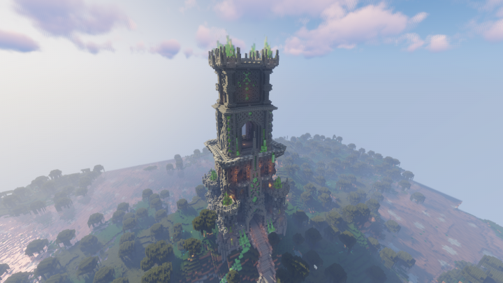 Swamp Biome Slime Tower Minecraft Map