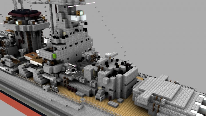 KMS Graf Spee 1:1 Scale Minecraft Map