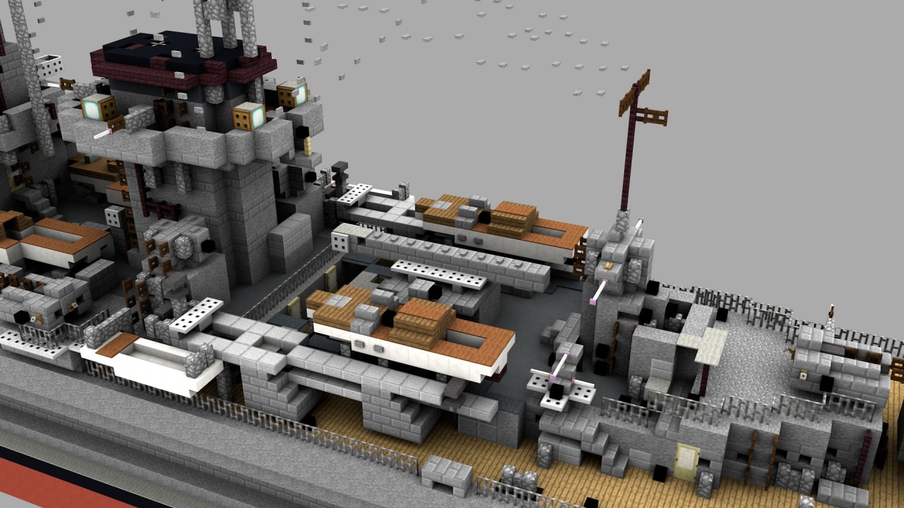 KMS Graf Spee 1:1 Scale Minecraft Map
