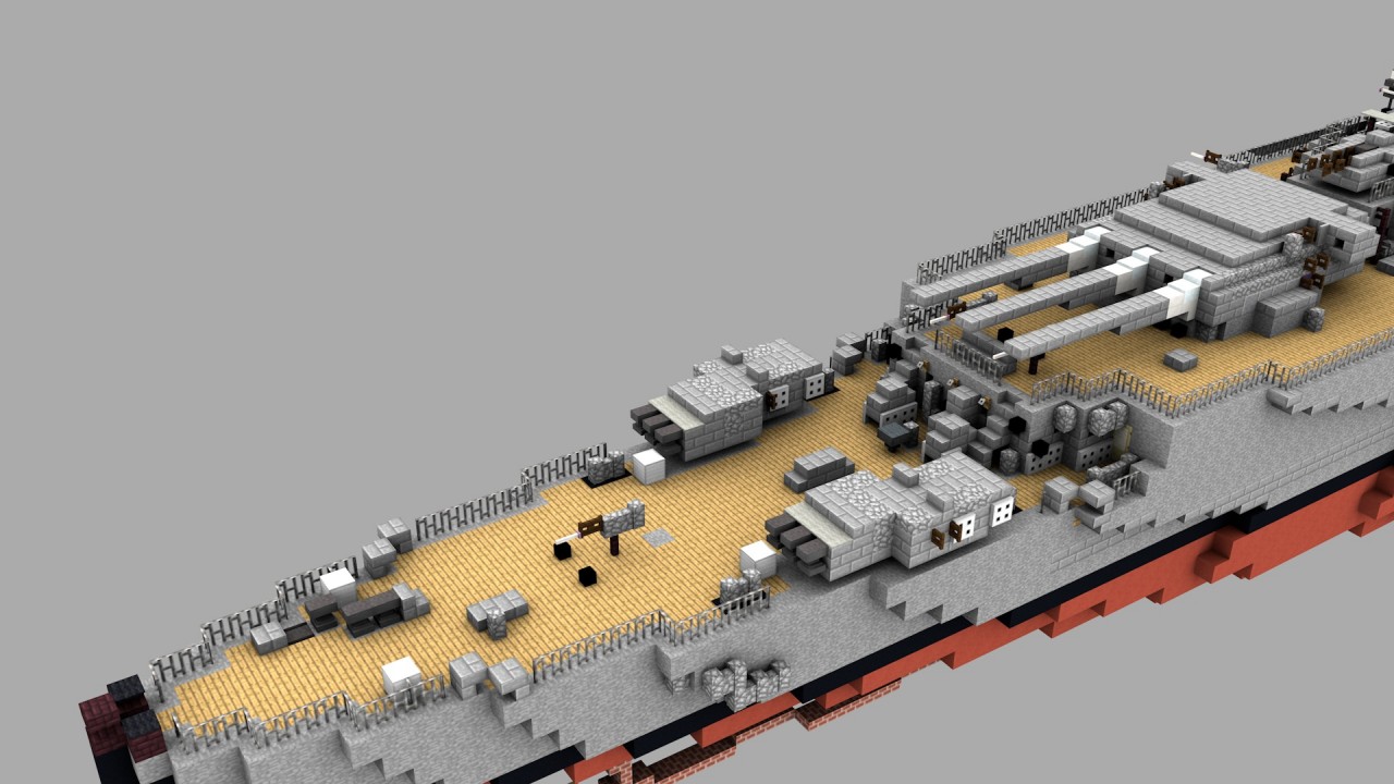 KMS Graf Spee 1:1 Scale Minecraft Map