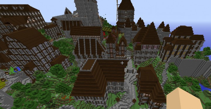 Medieval Town Minecraft Map