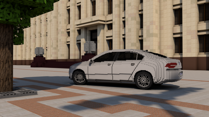 Volkswagen Passat B8 Minecraft Map