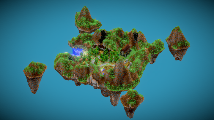 Medieval islands spawn Minecraft Map
