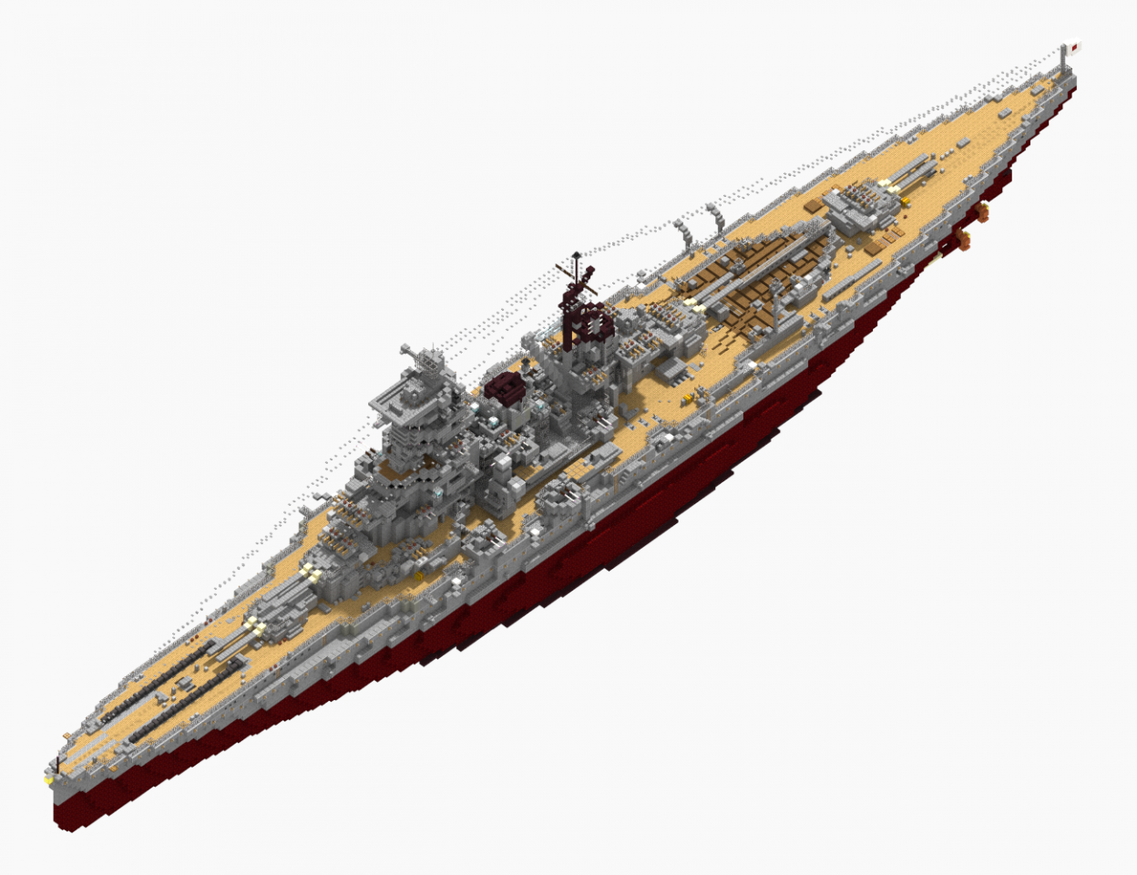 IJN Battleship Haruna (ver. 2019) Minecraft Map