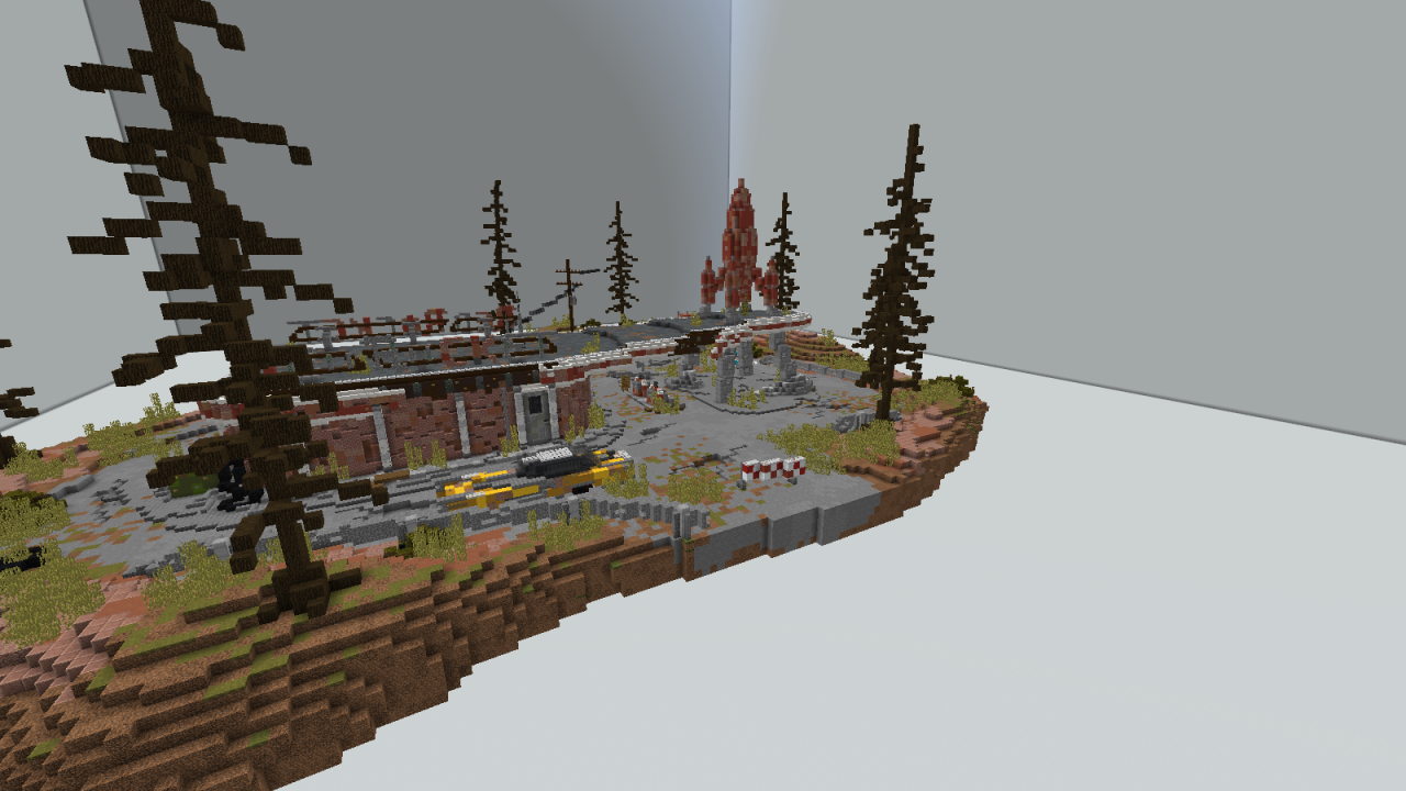 Red Rocket Station Minecraft Map