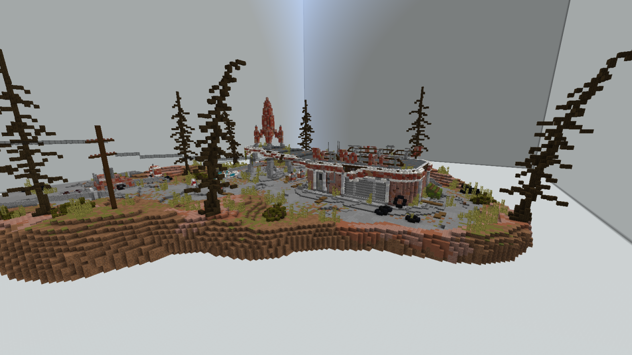 Red Rocket Station Minecraft Map