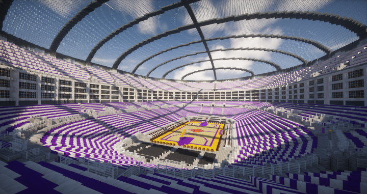 Huge Arena - L.A Lakers (Download) Minecraft Map