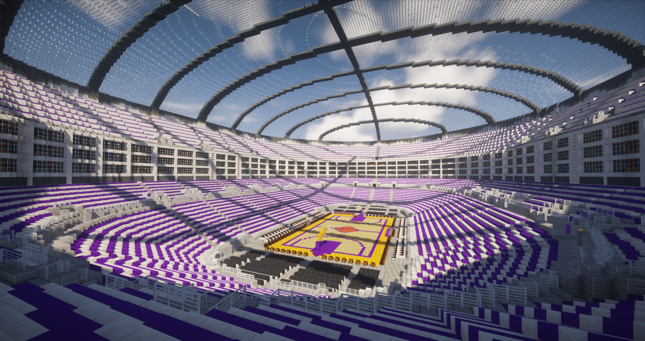 Huge Arena - L.A Lakers (Download) Minecraft Map