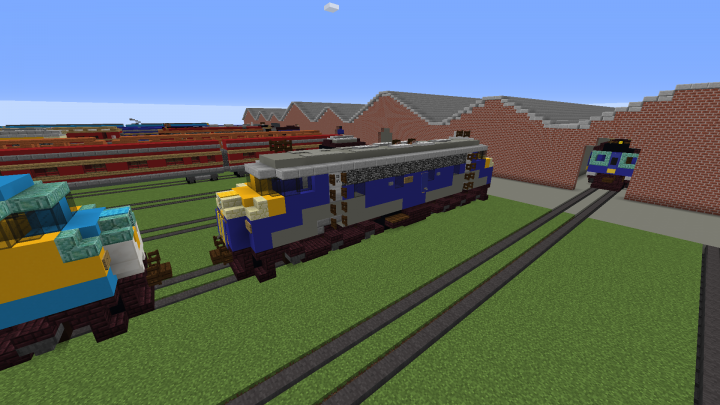 Victorian Railways locomotive B 80 in CFCLA livery Minecraft Map