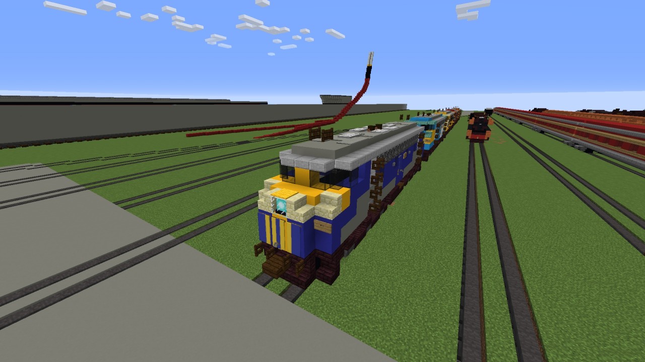 Victorian Railways locomotive B 80 in CFCLA livery Minecraft Map