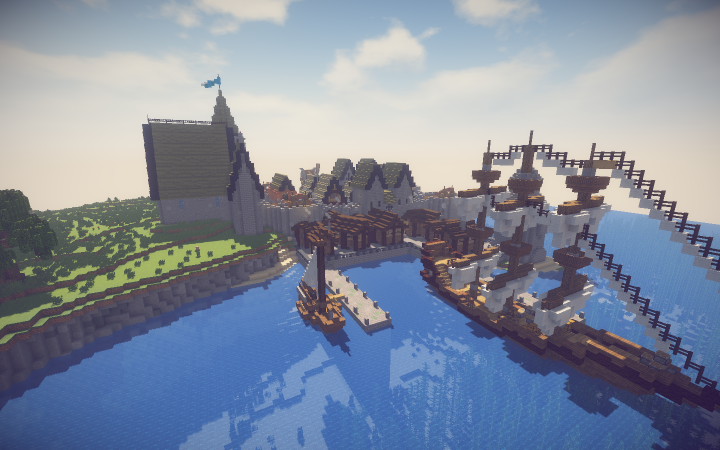 edinburgh castle town part 1. Minecraft Map