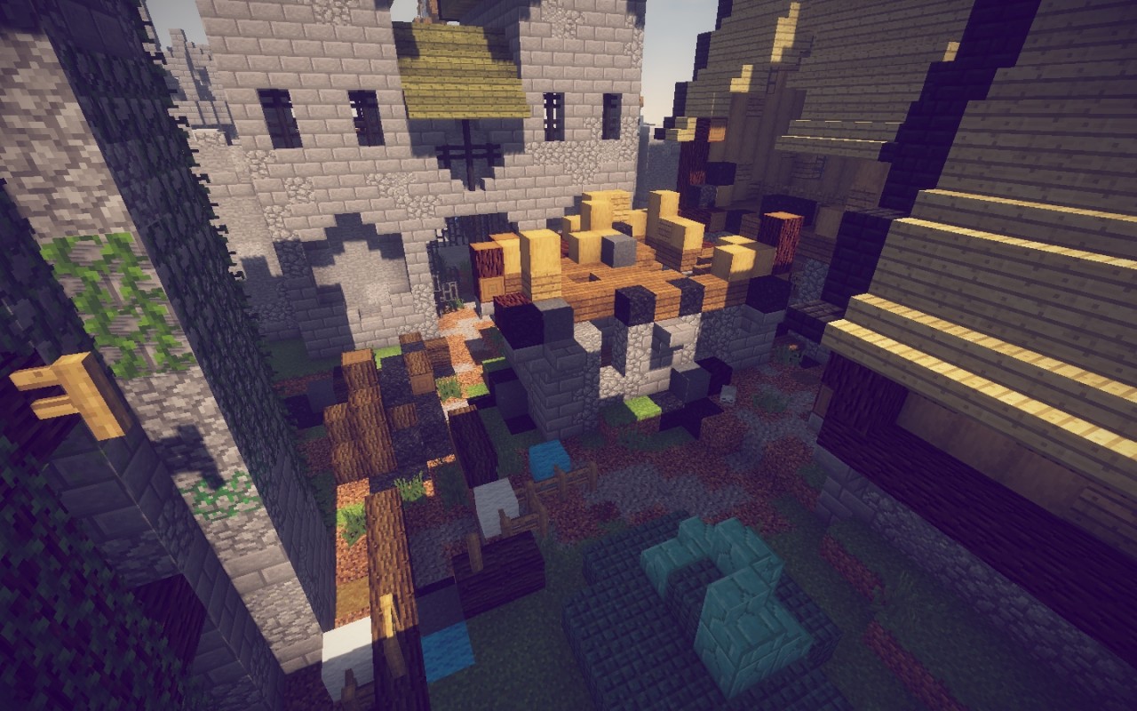 edinburg castle ruins Minecraft Map