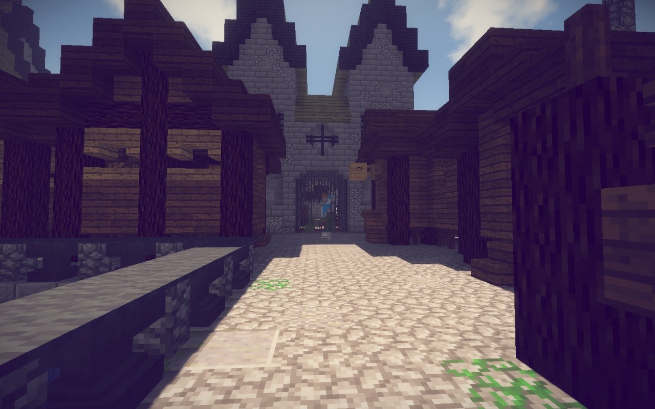 edinburg castle ruins Minecraft Map