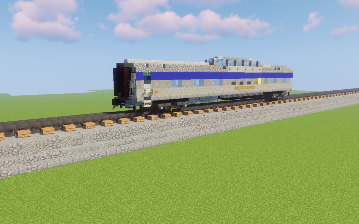 VIA Rail Canada Budd Park series Dome-lounge car Minecraft Map