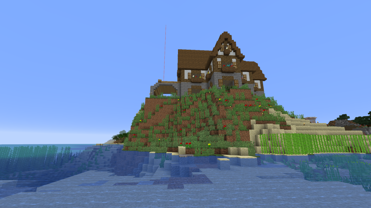 Near Spawn House Build Minecraft Map