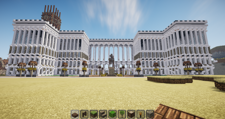 White Palace, my home on the server Minecraft Map