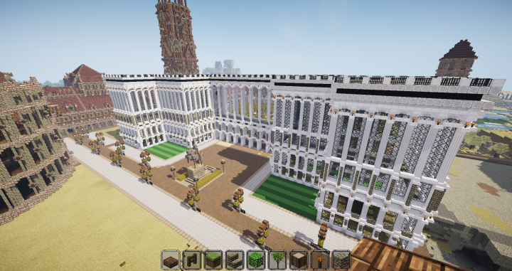White Palace, my home on the server Minecraft Map