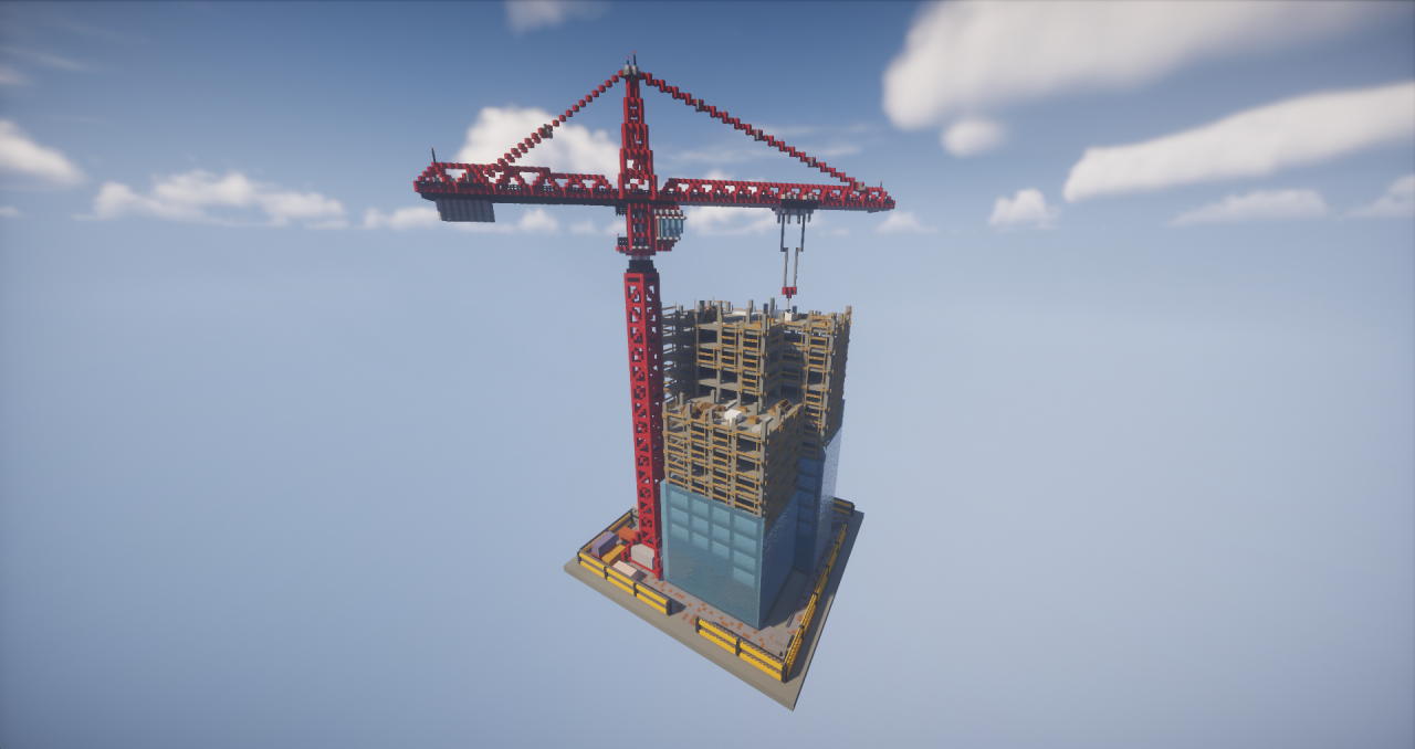 Skyscraper Construction Site Minecraft Map