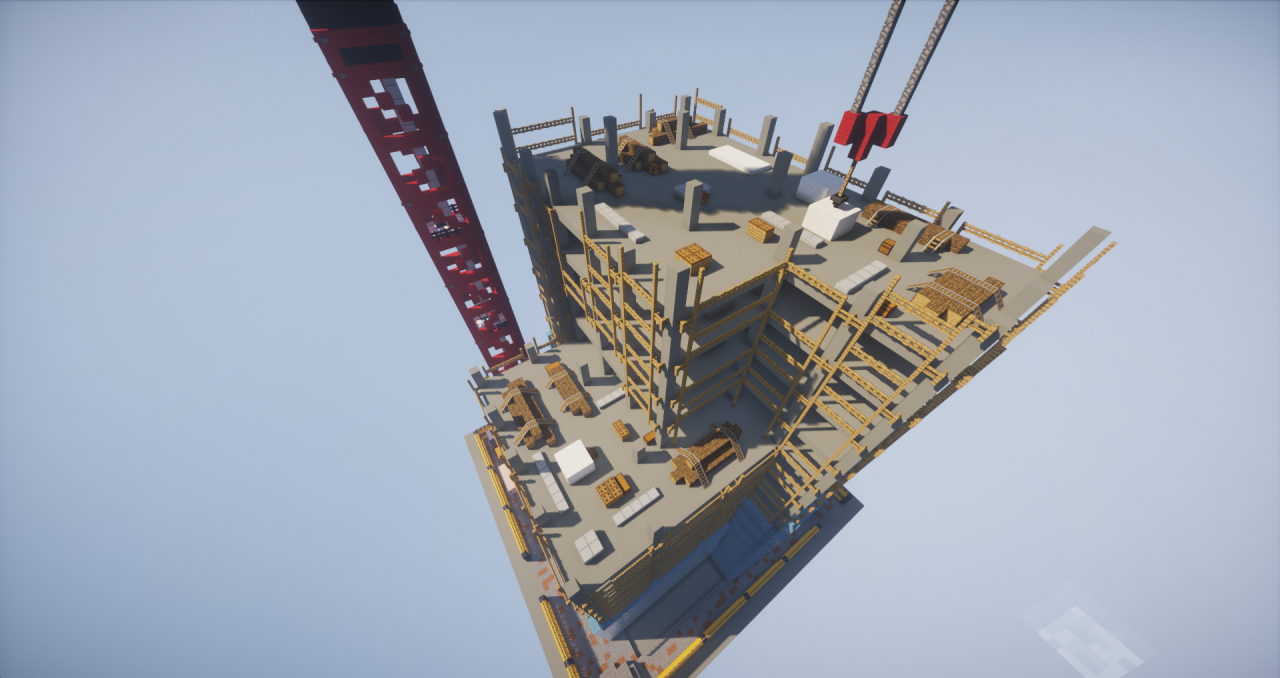 Skyscraper Construction Site Minecraft Map