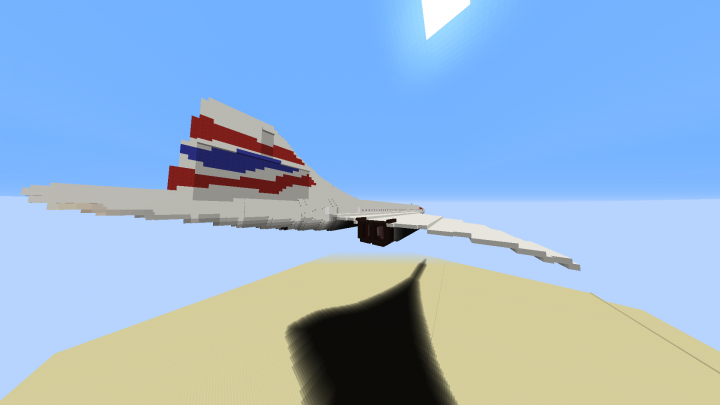 Aérospatiale/BAC Concorde Minecraft Map