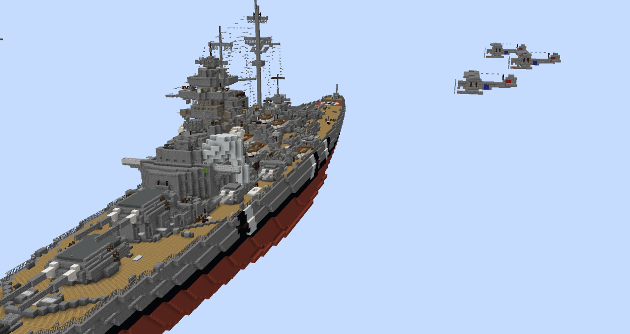 Fairey Swordfish 1:1 Scale Minecraft Map