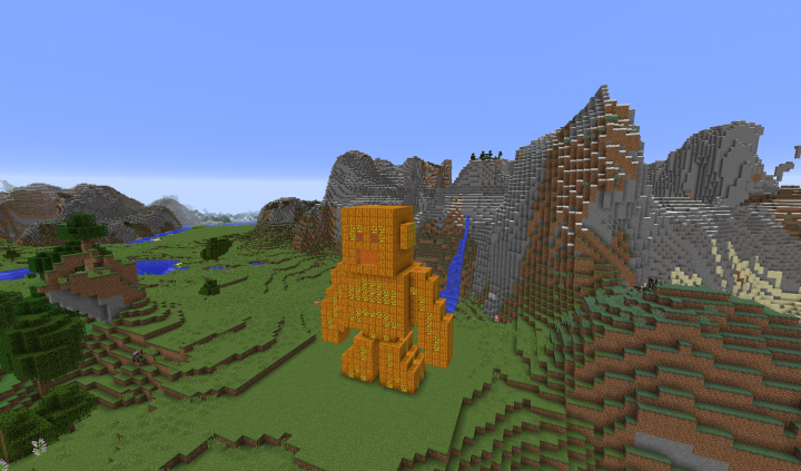 Pumpkin Golem Minecraft Map
