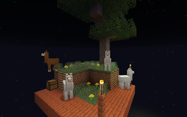 MINEBLOCK : A SKYBLOCK REMAKE (19w14b) Minecraft Map