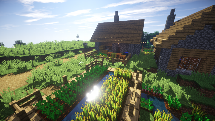 Wintervale village Minecraft Map