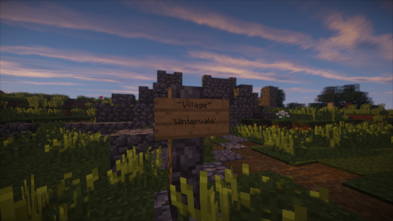 Wintervale village Minecraft Map