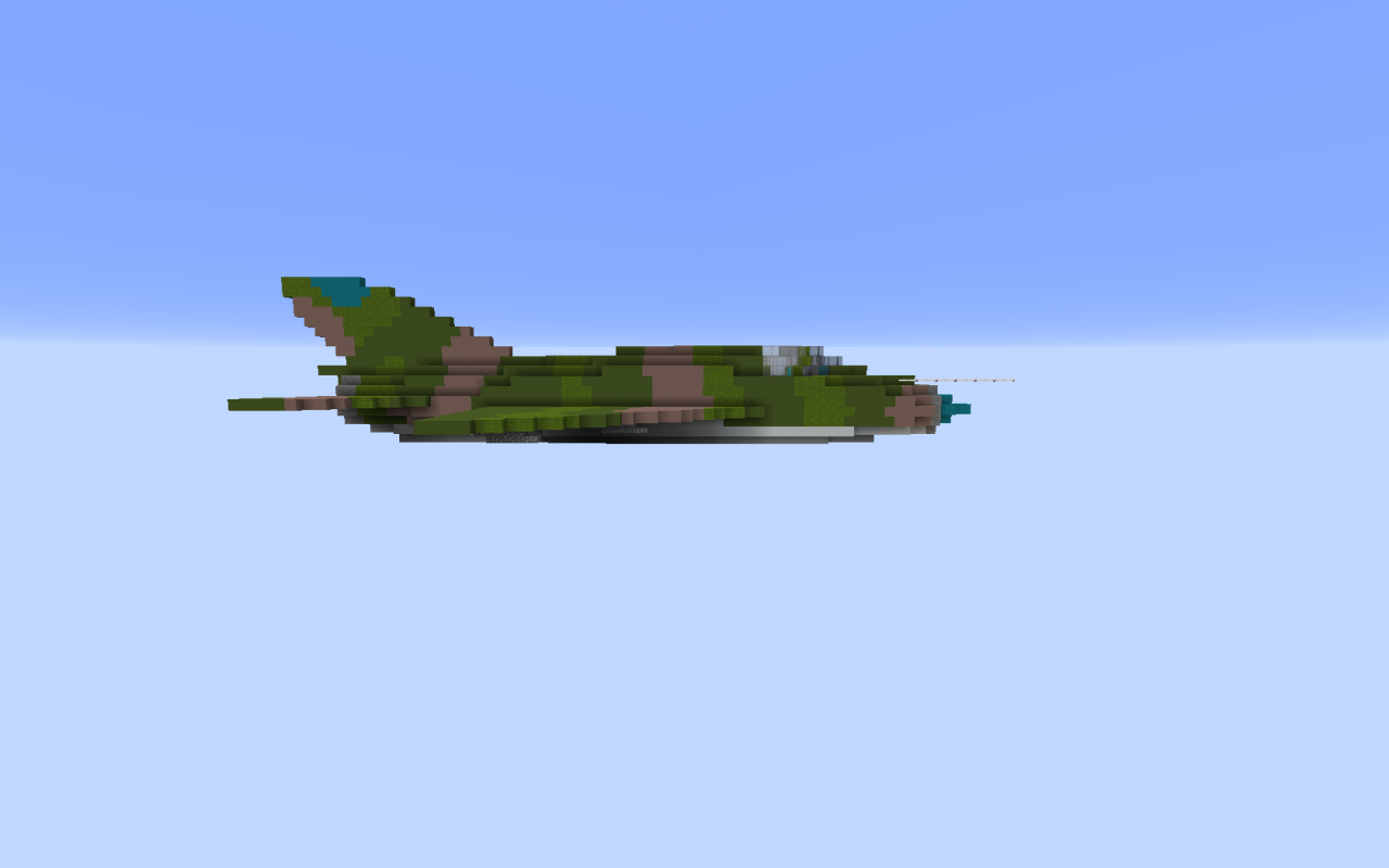 F-4 Phantom II vs MiG-21 | 5:1 Minecraft Map