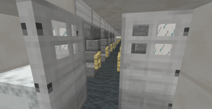 Delta 737-900ER with both winglet types 1.5:1 scale Minecraft Map