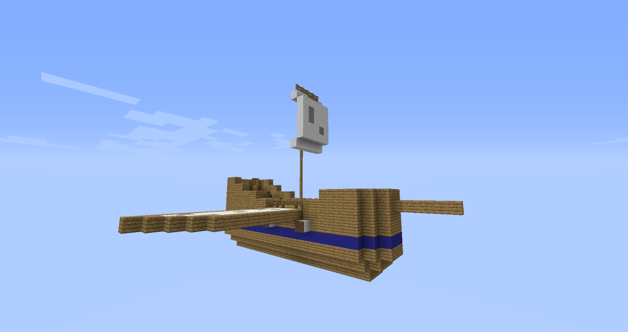 Flying Ship Minecraft Map