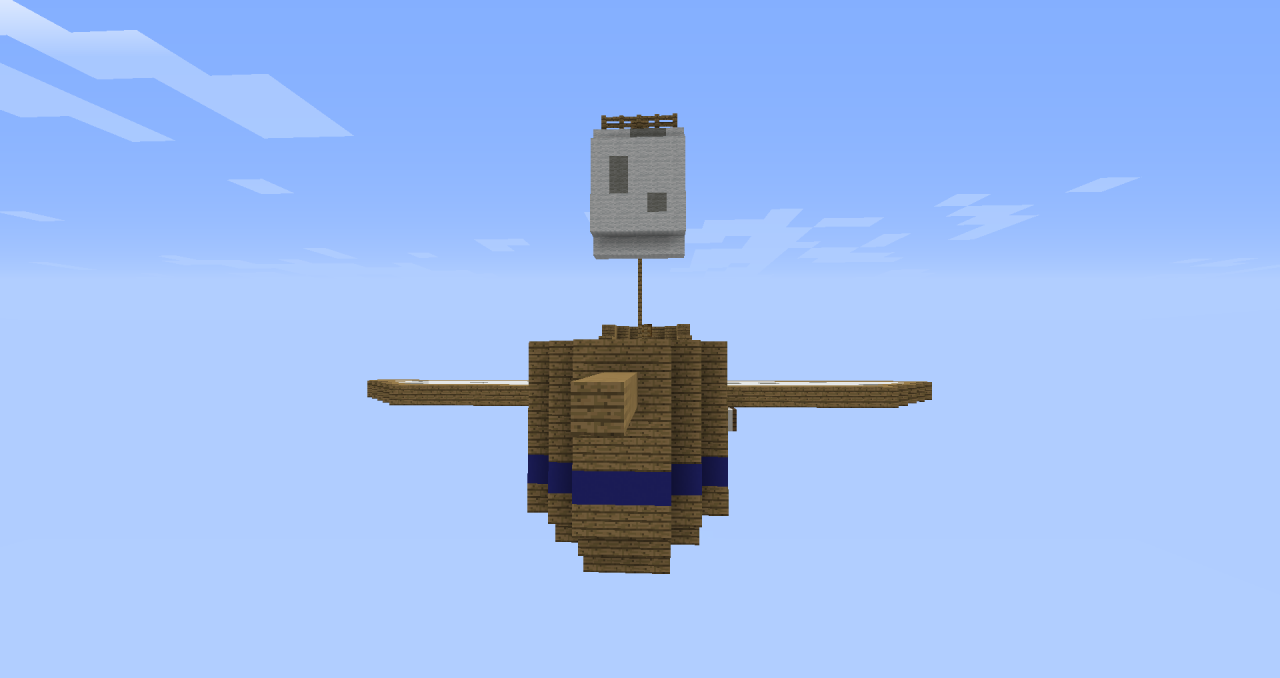 Flying Ship Minecraft Map