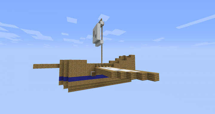 Flying Ship Minecraft Map