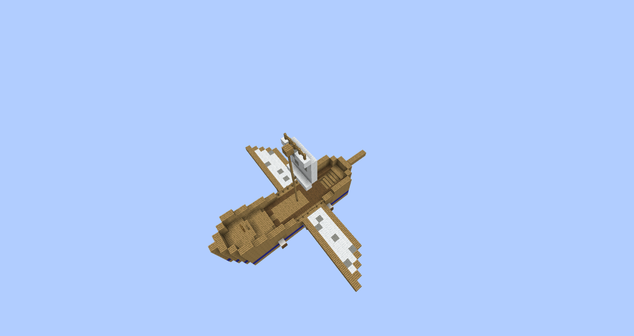 Flying Ship Minecraft Map