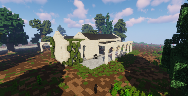 Spanish Contemporary House Minecraft Map