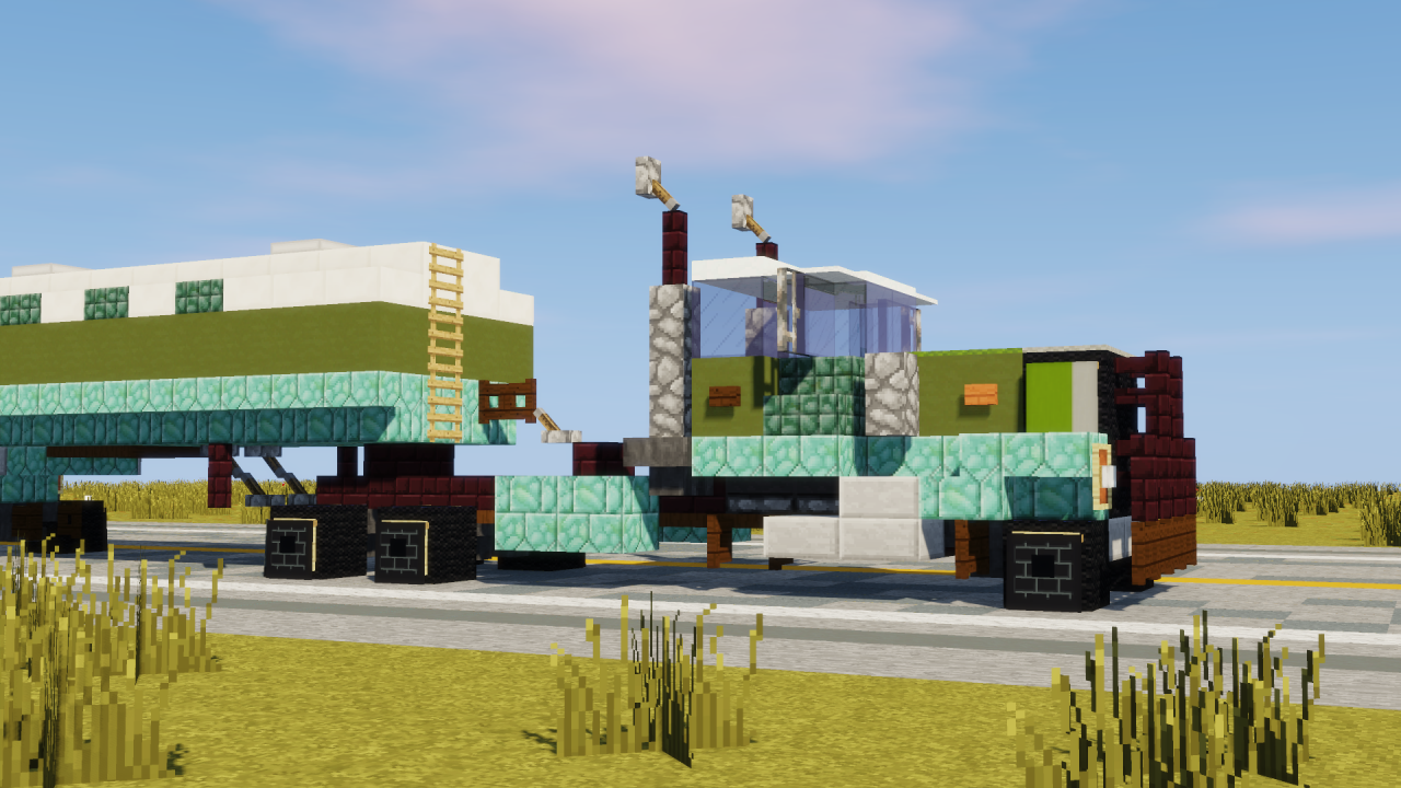 Tanker Road Train Minecraft Map