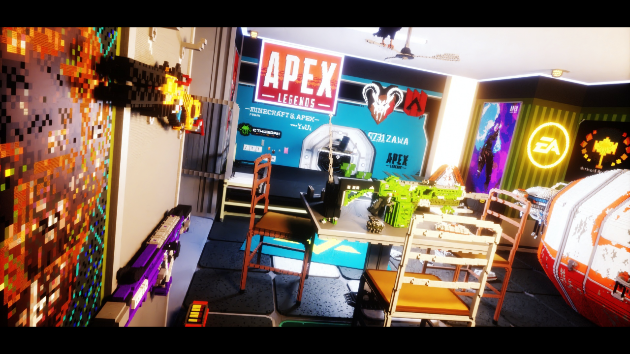 Make a Apex Legends theme room by Minecraft Minecraft Map