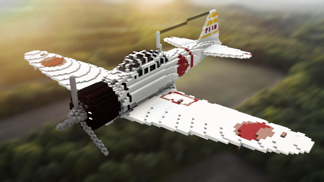 A6M ZERO 10:1 Scale Minecraft Map