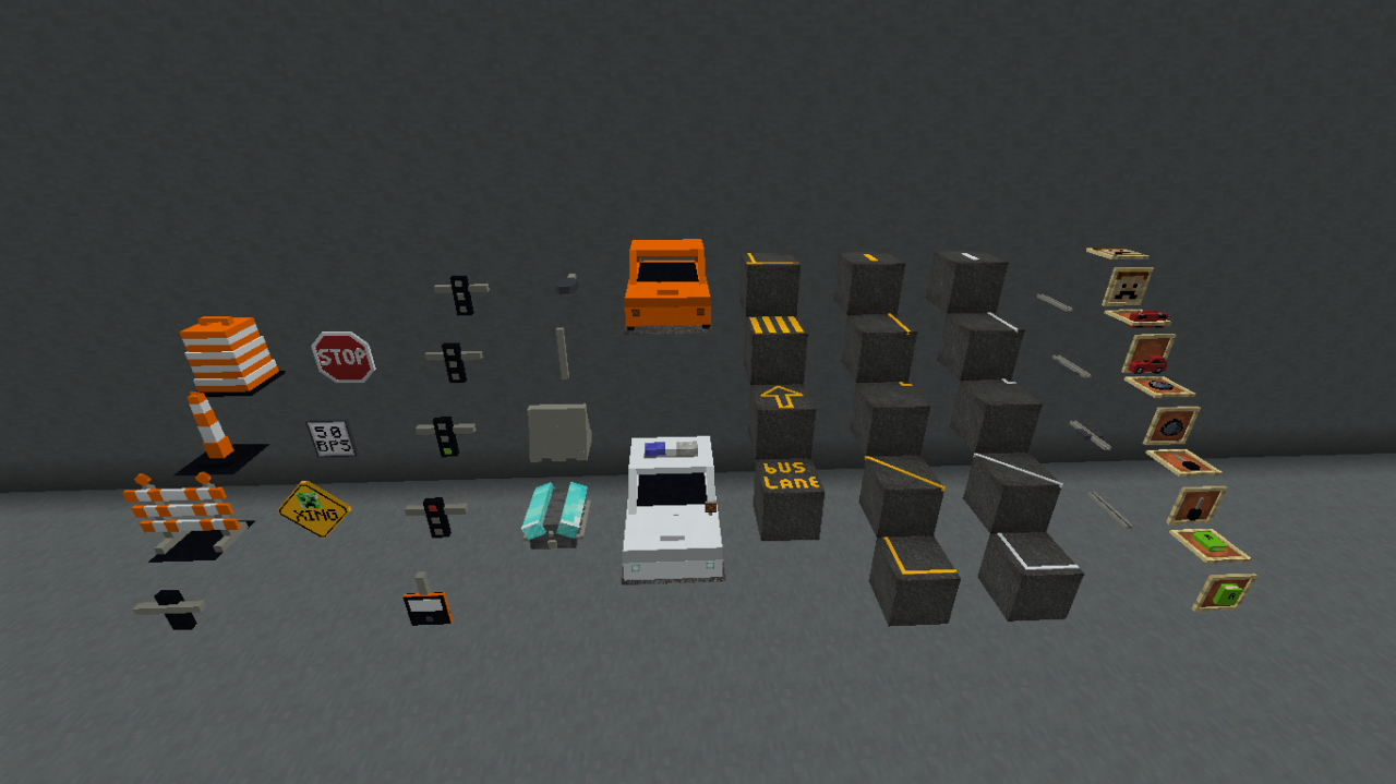 3D Roads 1.13.2 Minecraft Texture Pack