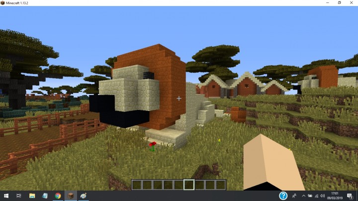 Safari Themed Foot Race Minecraft Map