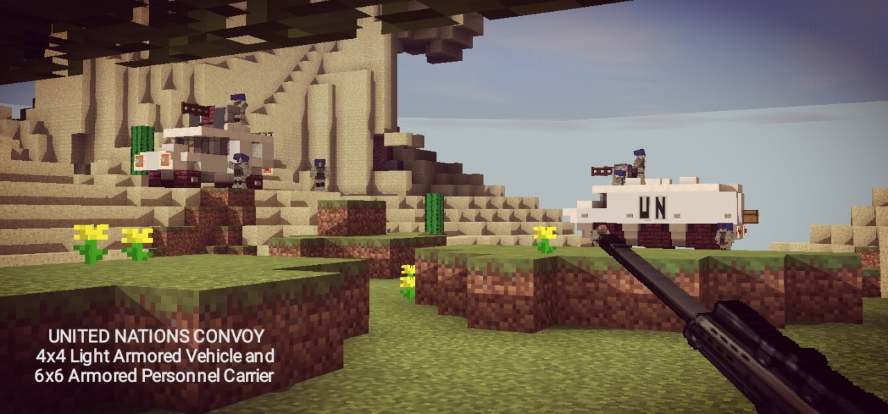 United Nations 4x4 Light Armored Vehicle Minecraft Map