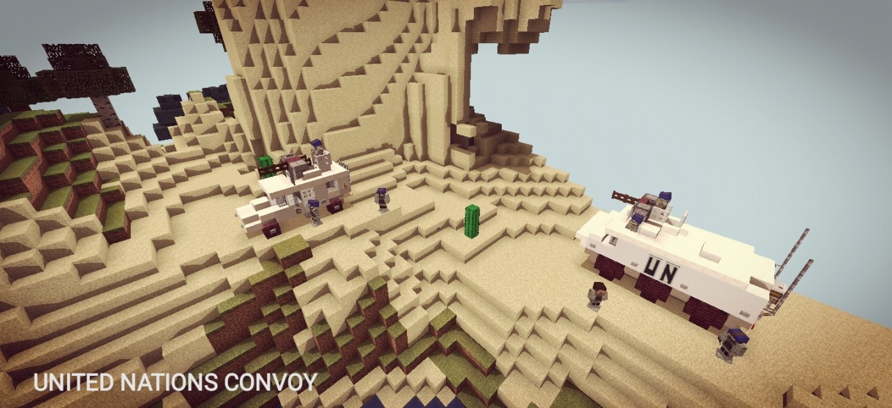 United Nations 6x6 Armored Personnel Carrier Minecraft Map